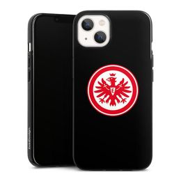 DeinDesign iPhone 13 Handy Silikon H&uuml;lle Case schwarz Handyh&uuml;lle Sge Eintracht Frankfurt Eagle