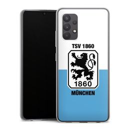 DeinDesign Galaxy A32 4G Handy Silikon H&uuml;lle Case transparent Handyh&uuml;lle Official Licensed Product Coat Of Arms Tsv 1860 M&uuml;nchen Silikon Case