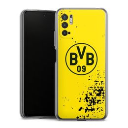 DeinDesign Xiaomi Redmi Note 10 5G Handy Silikon H&uuml;lle Case transparent Handyh&uuml;lle Borussia Dortmund Borusse Official Licensed Product Silikon Case