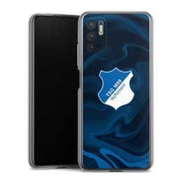 DeinDesign Xiaomi Redmi Note 10 5G Handy Silikon H&uuml;lle Case transparent Handyh&uuml;lle Official Licensed Product Jersey Tsg 1899 Hoffenheim Silikon Case