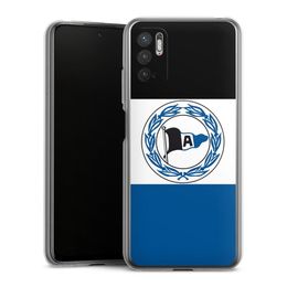 DeinDesign Xiaomi Redmi Note 10 5G Handy Silikon H&uuml;lle Case transparent Handyh&uuml;lle Official Licensed Product Arminen Arminia Bielefeld Silikon Case