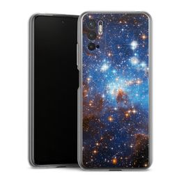 DeinDesign Xiaomi Redmi Note 10 5G Handy Silikon H&uuml;lle Case transparent Handyh&uuml;lle Weltall Star Galaxy Silikon Case