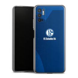 DeinDesign Xiaomi Redmi Note 10 5G Handy Silikon H&uuml;lle Case transparent Handyh&uuml;lle Official Licensed Product Bundesliga Fc Schalke 04 Silikon Case