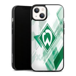 DeinDesign iPhone 13 Handy Silikon H&uuml;lle Case schwarz Handyh&uuml;lle Official Licensed Product Sv Werder Bremen Muster