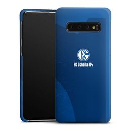 DeinDesign Galaxy S10 Handy Premium Case Smartphone Handyh&uuml;lle Schutzh&uuml;lle matt Official Licensed Product Bundesliga Fc Schalke 04 Premium Case