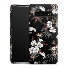 DeinDesign Galaxy S10 Handy Premium Case Smartphone Handyh&uuml;lle Schutzh&uuml;lle matt Flowers Muster Autumn Premium Case