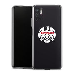 DeinDesign Xiaomi Redmi Note 10 5G Handy Silikon H&uuml;lle Case transparent Handyh&uuml;lle Eagle Retro Logo Silikon Case