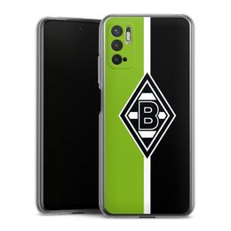 DeinDesign Xiaomi Redmi Note 10 5G Handy Silikon H&uuml;lle Case transparent Handyh&uuml;lle Borussia M&ouml;nchengladbach Gladbach Bundesliga Silikon Case