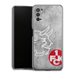 DeinDesign Xiaomi Redmi Note 10 5G Handy Silikon H&uuml;lle Case transparent Handyh&uuml;lle 1. Fck Devil 1. Fc Kaiserslautern Silikon Case