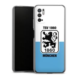 DeinDesign Xiaomi Redmi Note 10 5G Handy Silikon H&uuml;lle Case transparent Handyh&uuml;lle Official Licensed Product Coat Of Arms Tsv 1860 M&uuml;nchen Silikon Case