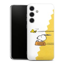 DeinDesign Galaxy S25+ Handy Silikon H&uuml;lle Case transparent Handyh&uuml;lle Snoopy Peanuts Children Silikon Case