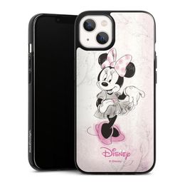 DeinDesign iPhone 13 Handy Silikon H&uuml;lle Case schwarz Handyh&uuml;lle Vintage Minnie Mouse Disney