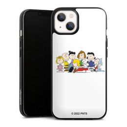 DeinDesign iPhone 13 Handy Silikon H&uuml;lle Case schwarz Handyh&uuml;lle Peanuts Kindheit Merchandise