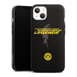 DeinDesign iPhone 13 Handy Silikon H&uuml;lle Case schwarz Handyh&uuml;lle Borussia Dortmund Bvb Marco Reus