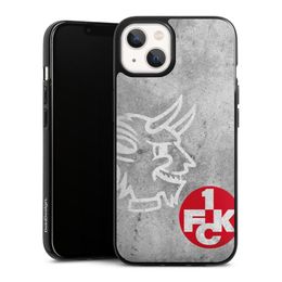 DeinDesign iPhone 13 Handy Silikon H&uuml;lle Case schwarz Handyh&uuml;lle 1. Fck Devil 1. Fc Kaiserslautern