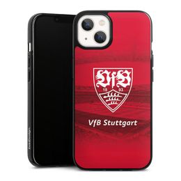 DeinDesign iPhone 13 Handy Silikon H&uuml;lle Case schwarz Handyh&uuml;lle Stadium Official Licensed Product Vfb Stuttgart
