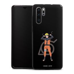 DeinDesign Huawei P30 Pro Handy Silikon H&uuml;lle Case schwarz Handyh&uuml;lle Official Licensed Product Anime Naruto Shippuden