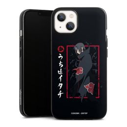 DeinDesign iPhone 13 Handy Silikon H&uuml;lle Case schwarz Handyh&uuml;lle Official Licensed Product Naruto Shippuden Itachi Uchiha