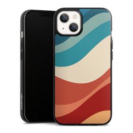 DeinDesign iPhone 13 Handy Silikon H&uuml;lle Case schwarz Handyh&uuml;lle Ombre Wave Colour