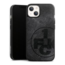 DeinDesign iPhone 13 Handy Silikon H&uuml;lle Case schwarz Handyh&uuml;lle Concrete 1. Fc Kaiserslautern 1. Fck