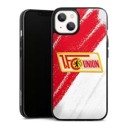 DeinDesign iPhone 13 Handy Silikon H&uuml;lle Case schwarz Handyh&uuml;lle 1. Fc Union Berlin Logo Official Licensed Product