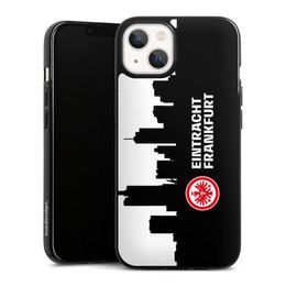 DeinDesign iPhone 13 Handy Silikon H&uuml;lle Case schwarz Handyh&uuml;lle Eintracht Frankfurt Sge Official Licensed Product