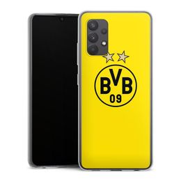 DeinDesign Galaxy A32 4G Handy Silikon H&uuml;lle Case transparent Handyh&uuml;lle Bvb Star Borussia Dortmund Silikon Case