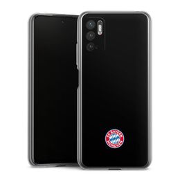 DeinDesign Xiaomi Redmi Note 10 5G Handy Silikon H&uuml;lle Case transparent Handyh&uuml;lle Fcb Fc Bayern M&uuml;nchen Logo Silikon Case