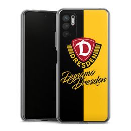 DeinDesign Xiaomi Redmi Note 10 5G Handy Silikon H&uuml;lle Case transparent Handyh&uuml;lle Sg Dynamo Dresden Official Licensed Product Sgd Silikon Case
