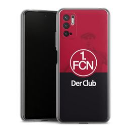 DeinDesign Xiaomi Redmi Note 10 5G Handy Silikon H&uuml;lle Case transparent Handyh&uuml;lle Official Licensed Product Der Club 1. Fc N&uuml;rnberg Silikon Case