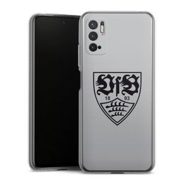 DeinDesign Xiaomi Redmi Note 10 5G Handy Silikon H&uuml;lle Case transparent Handyh&uuml;lle Logo Official Licensed Product Vfb Stuttgart Silikon Case