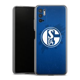 DeinDesign Xiaomi Redmi Note 10 5G Handy Silikon H&uuml;lle Case transparent Handyh&uuml;lle Official Licensed Product Fc Schalke 04 Schalke 04 Silikon Case