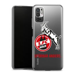 DeinDesign Xiaomi Redmi Note 10 5G Handy Silikon H&uuml;lle Case transparent Handyh&uuml;lle Official Licensed Product Transparent 1. Fc K&ouml;ln Silikon Case