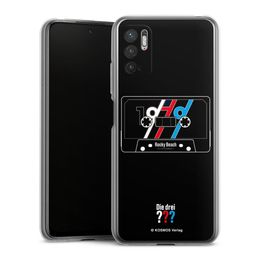 DeinDesign Xiaomi Redmi Note 10 5G Handy Silikon H&uuml;lle Case transparent Handyh&uuml;lle Official Licensed Product Die Drei ??? Cassette Silikon Case