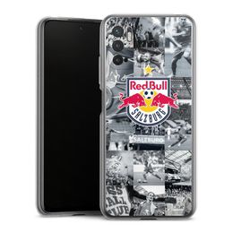 DeinDesign Xiaomi Redmi Note 10 5G Handy Silikon H&uuml;lle Case transparent Handyh&uuml;lle Salzburg Red Bull Fc Red Bull Salzburg Silikon Case