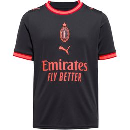 Puma AC Mailand 26-27 3rd Teamtrikot Kinder - Gr&ouml;&szlig;e 128 - grau