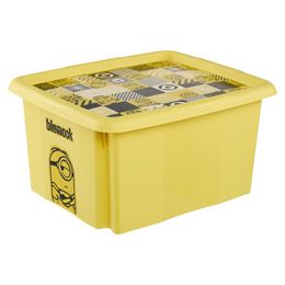 keeeper Stapelbox 'Minions' gelb 24 l mit Deckel