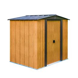 SPACEMAKER Ger&auml;tehaus '6 x 5' Holzoptik Metall 151 x 194 x 177 cm
