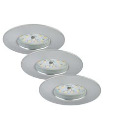 Briloner LED-Einbauleuchtenset 'Attach' 14,4 W 1050 lm warmwei&szlig; &Oslash; 7,5 cm 3 St&uuml;ck