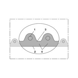 NORRES AIRDUC&reg; PUR 356 AS F&ouml;rdersch. 300mm 5m (35603000000-5)