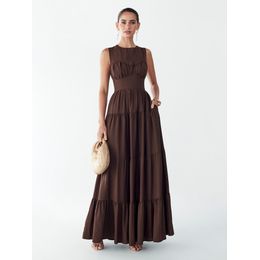St Mrlo Kleid 'Elowyn' Damen Gr&ouml;&szlig;e 46 braun Sommerkleid