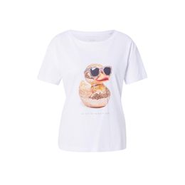 Einstein Newton Einstein & Newton T-Shirt 'Entchen' Damen Gr&ouml;&szlig;e S goldgelb / schwarz / wei&szlig;
