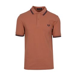 Fred Perry Twin Tipped Polohemd Lichtrost/Franz&ouml;sisch Navy