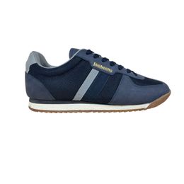 Lambretta Diego Herren Sneaker in Marineblau/Graubraun