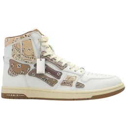 Amiri &ndash; Bandana-Skel-Top-High-Top-Sneaker in Weiss