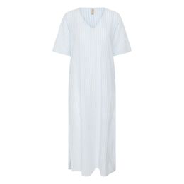 Culture Kleid 'CUJilana' Damen Gr&ouml;&szlig;e 40 hellblau / wei&szlig; Sommerkleid