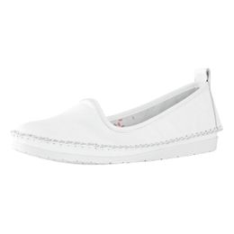 Andrea Conti sheego Gro&szlig;e Gr&ouml;&szlig;en Slipper, wei&szlig;, Gr&ouml;&szlig;e 41 - Damen