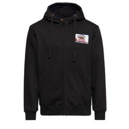 King Kerosin Herren Zip Hoodie California Motor State