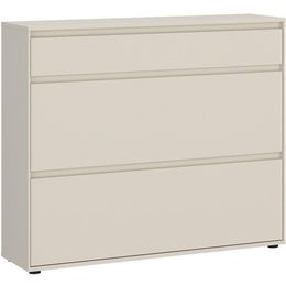 Livetastic Schuhschrank, Kaschmir, Holzwerkstoff, 2 F&auml;cher, 1 Schublade(n) Schubladen, 111.5x96.8x35.3 cm, stehend, Garderobe, Schuhaufbewahrung, Schuhschr&auml;nke