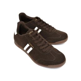 Lambretta Tackle Herren Schokoladen-Sneaker
